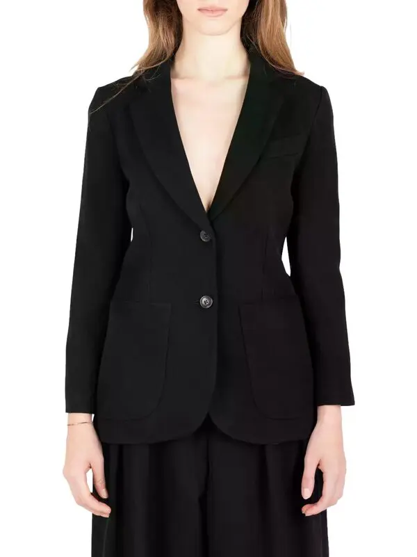 SOCIETE ANONYME Pocket-detail Two-button Jacket - Black
