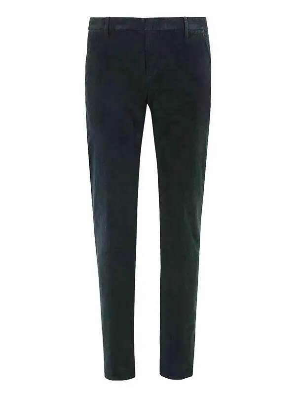 DONDUP Corduroy Cotton-blend Trousers - Blue