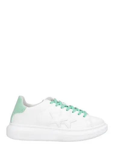 2STAR Leather Low-top Sneakers - White