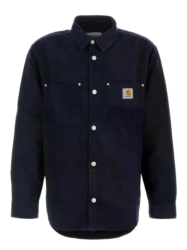 Carhartt Work In Progress Walter Button-fastening Overshirt - Blue