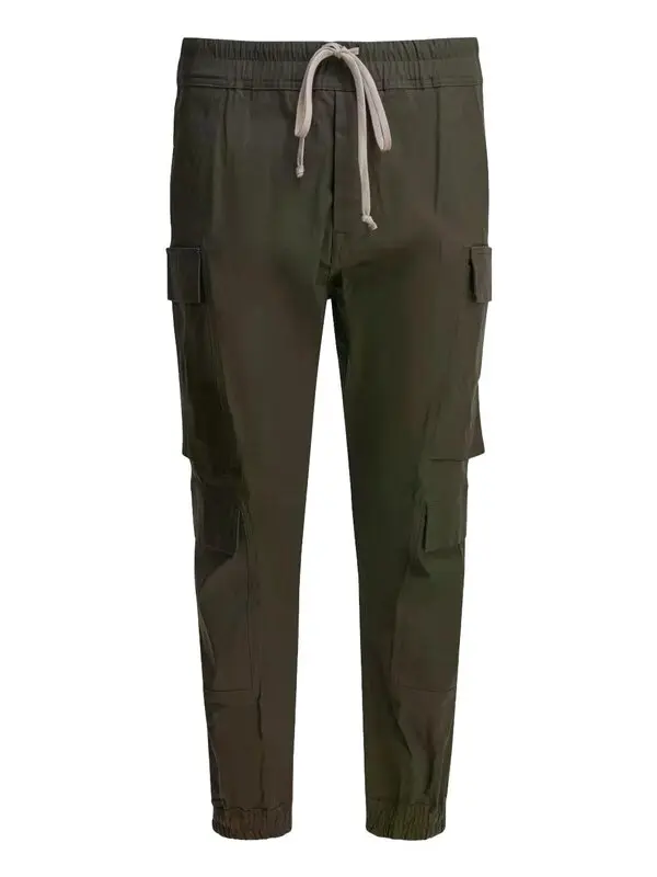 Rick Owens Drawstring Cargo Trousers - Green
