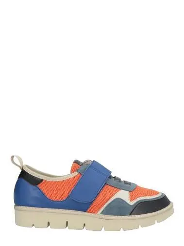 PANCHIC Sneakers In Leather And Textile Fibers - Orange