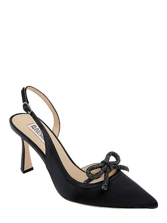 Badgley Mischka Georgie Slingback Heels - Black