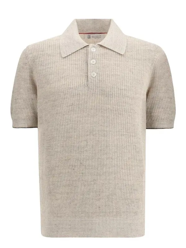 Brunello Cucinelli Polo Shirt - Beige