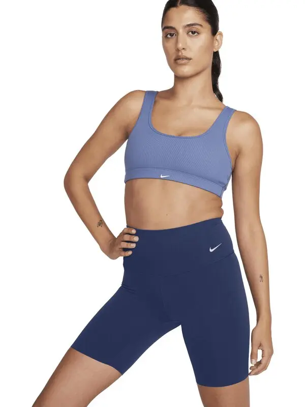 Nike Zenvy High-waisted 8" Biker Shorts - Blue