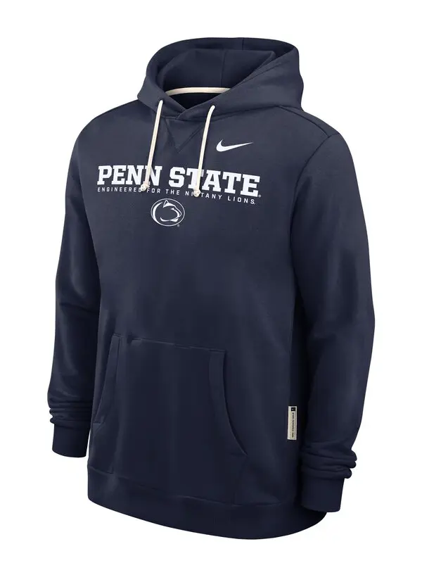 Nike Penn State Sideline Dri-fit College Pullover Hoodie - Blue