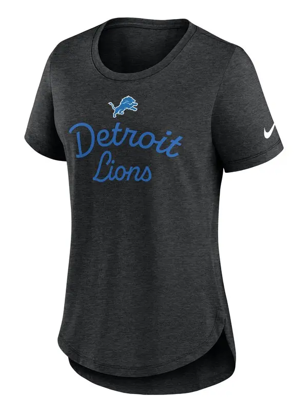 Nike Detroit Lions Script Nfl T-shirt - Black