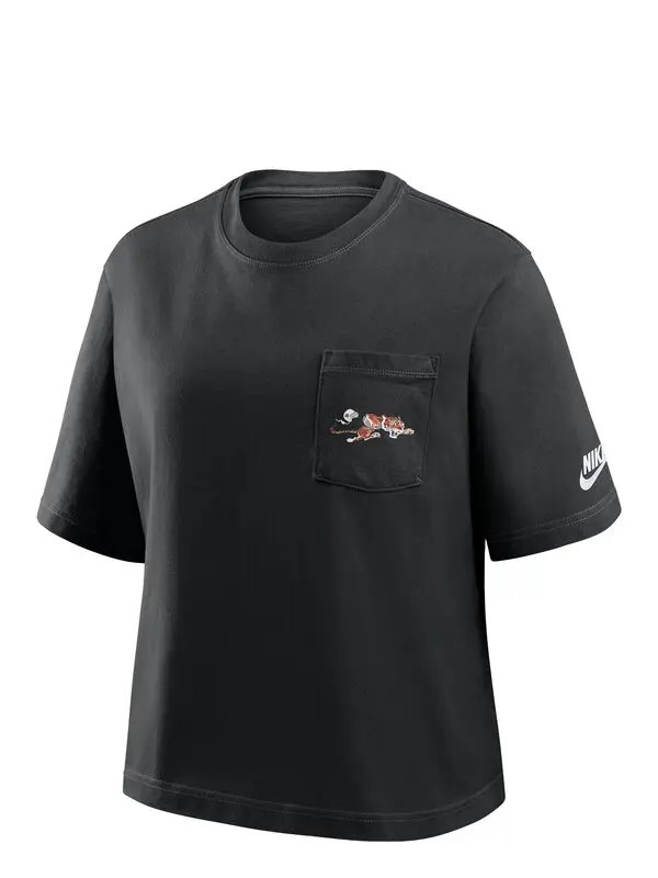 Nike Cincinnati Bengals Rewind Pocket Boxy Nfl T-shirt - Black
