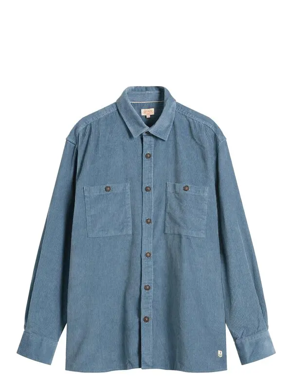 Armor Lux Corduroy Overshirt - Bluefin