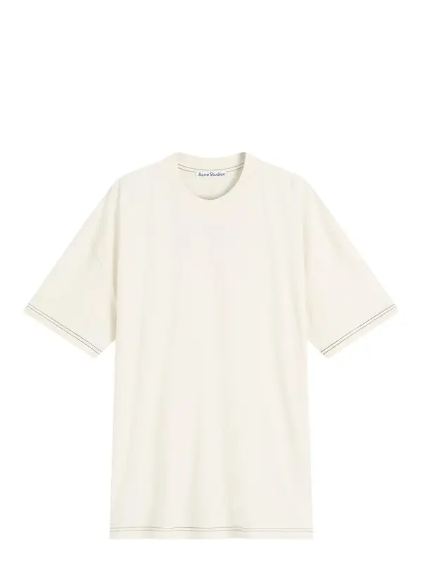 Acne Studios Eresa U Autograph Logo T-shirt - Off White