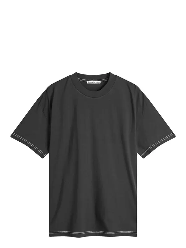 Acne Studios Eresa U Autograph Logo T-shirt - Faded Black