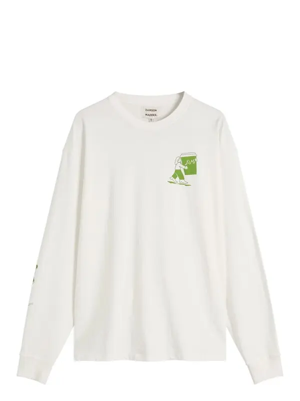 DAMSON MADDER Matcha Moments Long Sleeve T-shirt - Ercu