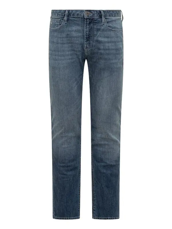 Emporio Armani Stretch Velvet Jeans - Blue