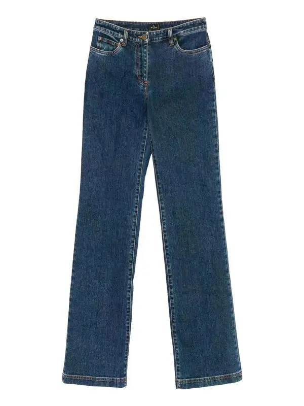 Etro Straight Leg Jeans - Blue