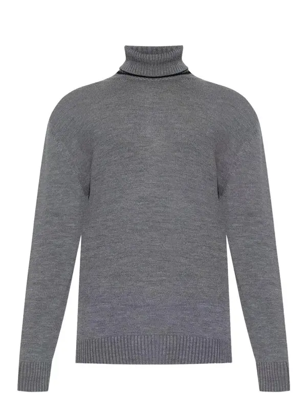 Paul & Shark Wool Turtleneck Sweater - Grey