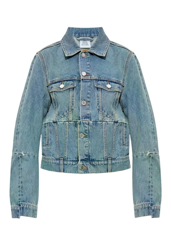 Vetements Panelled Denim Jacket - Blue