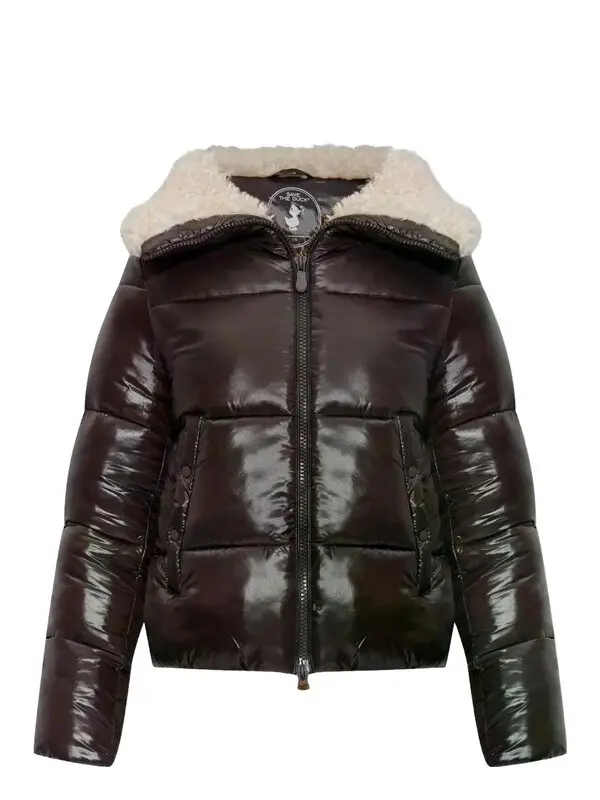SAVE THE DUCK Quilted Padded Jacket - Brown