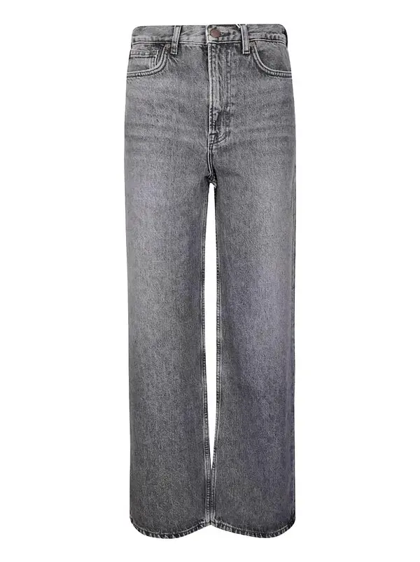 SAMSOE SAMSOE Acid-wash Jeans - Grey