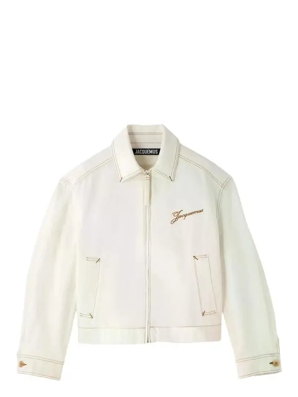 Jacquemus Embroidered Jacket - White