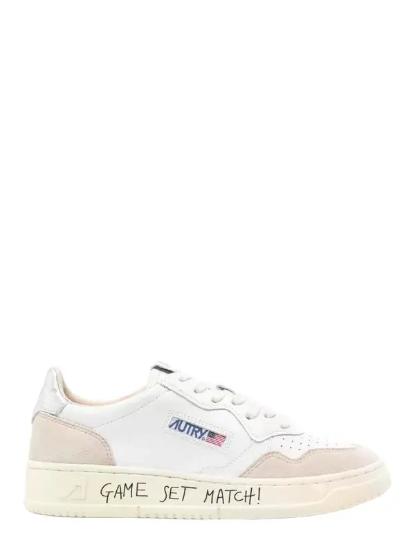 AUTRY Medalist Leather Sneakers - White