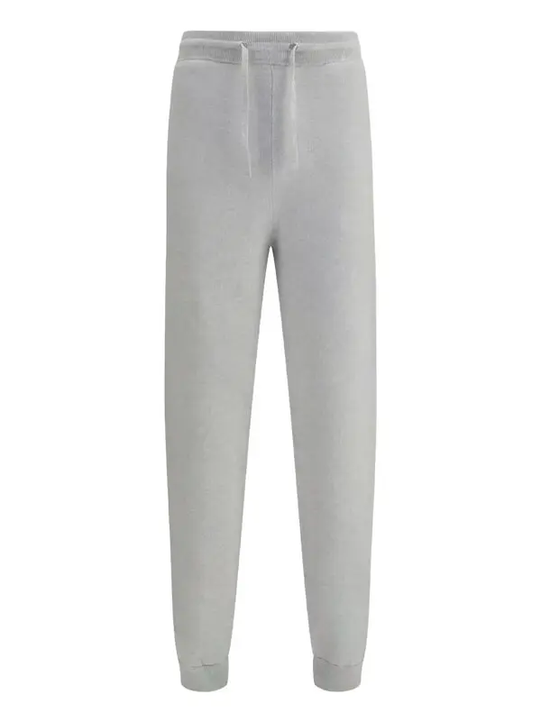 Kiton Cashmere Drawstring Track Pants - Grey