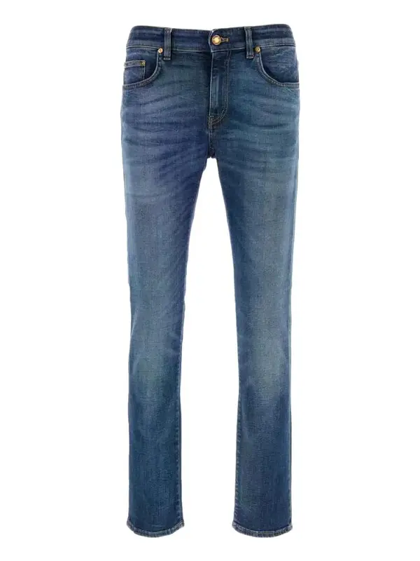 PT TORINO Cotton-blend Denim Jeans - Blue