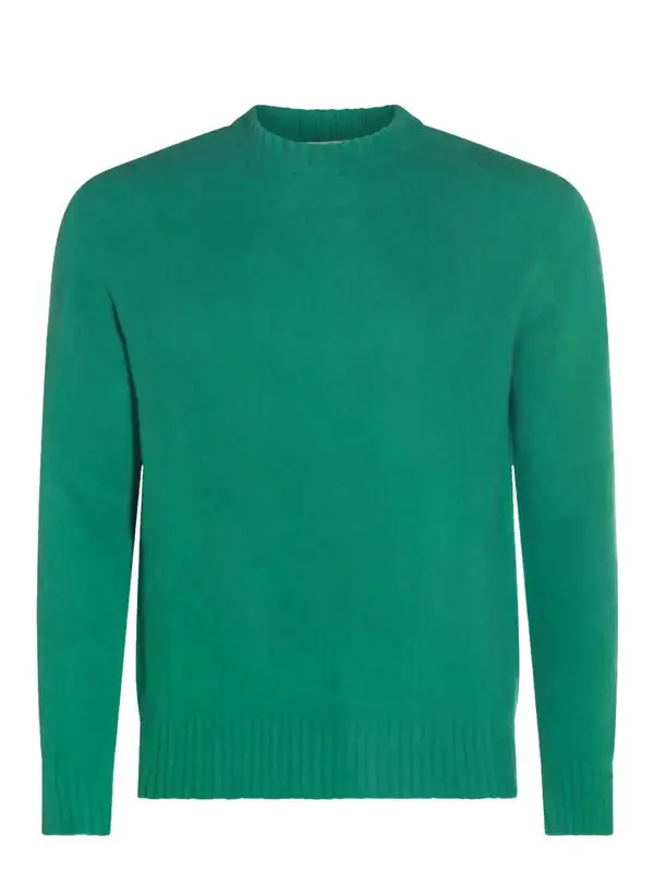 PIACENZA CASHMERE 1733 Crew-neck Wool Sweater - Green