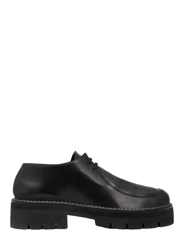 Ami Anatomical Platform Derby Shoes - Black