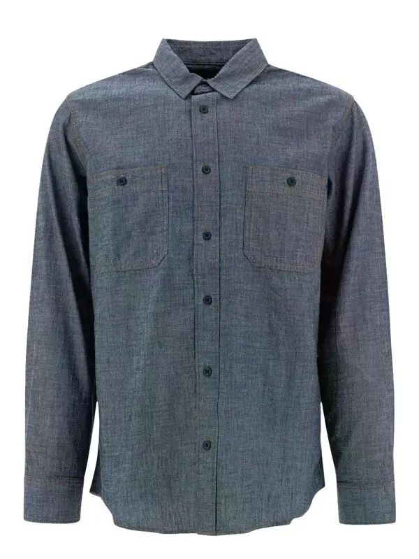 Filson Double-pocket Cotton Shirt - Blue