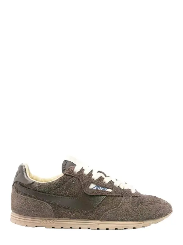 AUTRY Windspin Suede Low-top Sneakers - Brown