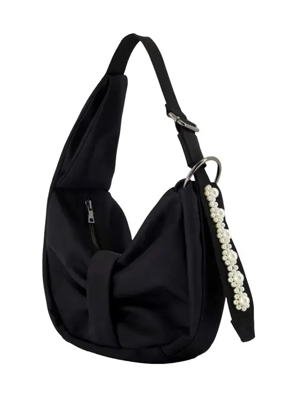 Simone Rocha Mini Sling Beaded Shoulder Bag - Black