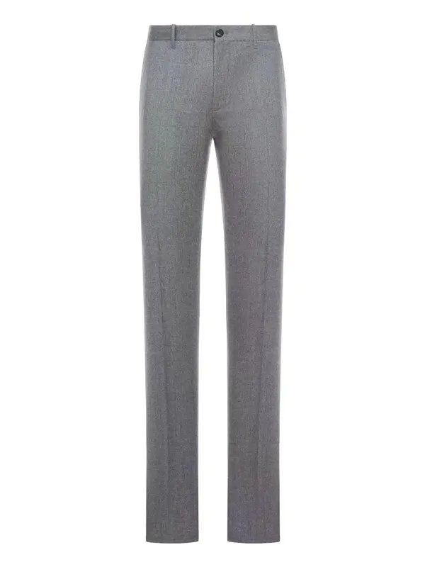 Incotex Wool Tailored Trousers - Grey