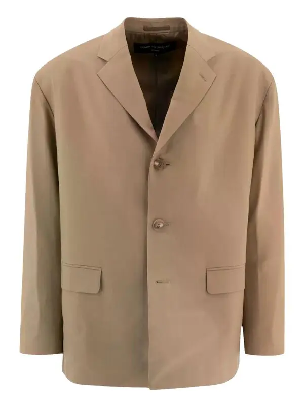 Comme Des Garçons Wool Single-breasted Blazer - Neutrals