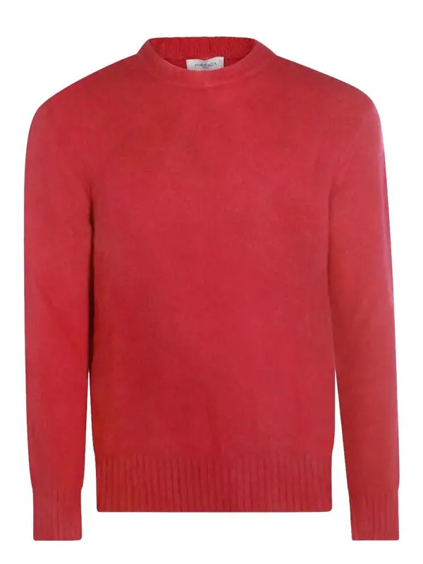 PIACENZA CASHMERE 1733 Crew-neck Wool Sweater - Red