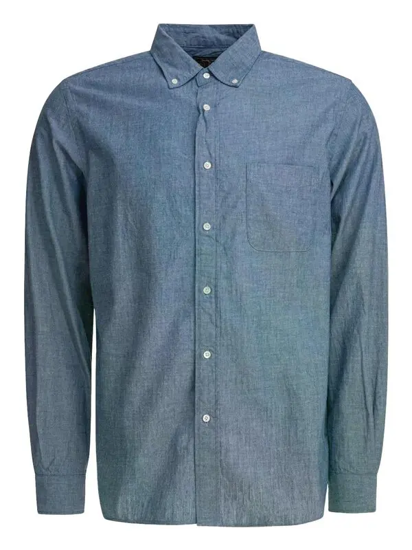 BEAMS Pocket Button-down Shirt - Blue