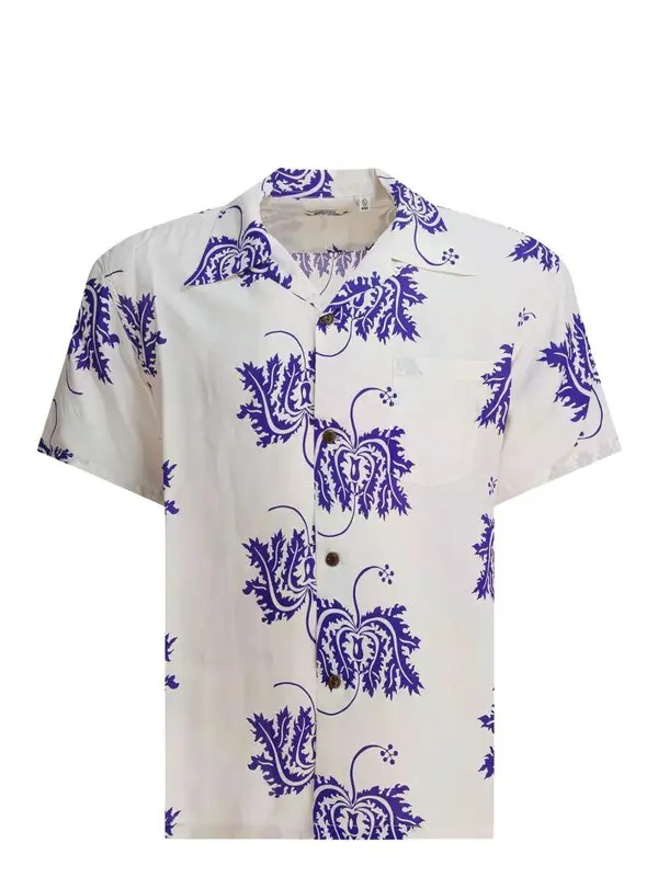 SUN SURF Aloha Floral-print Shirt - Neutrals