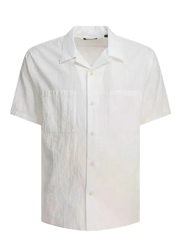 Vince Textured Pocket Shirt - White