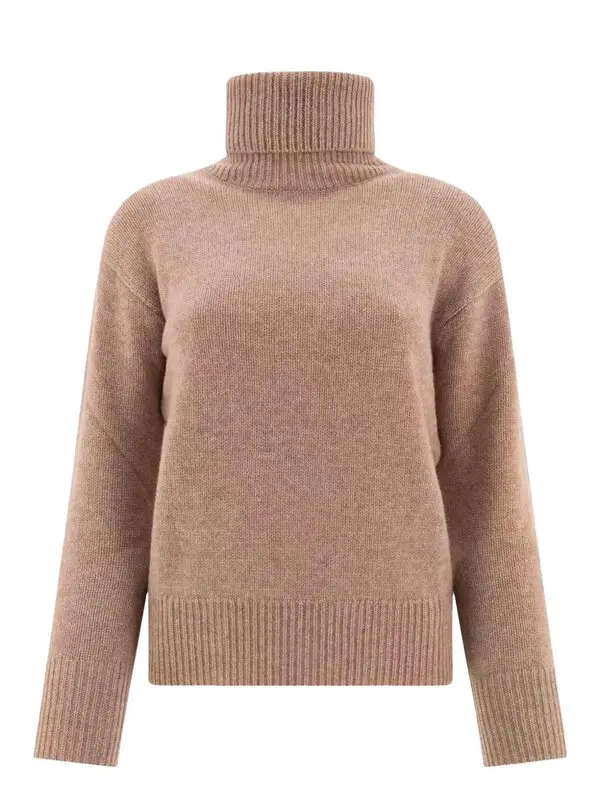 INES DE LA FRESSANGE PARIS Ribbed Turtleneck Sweater - Neutrals
