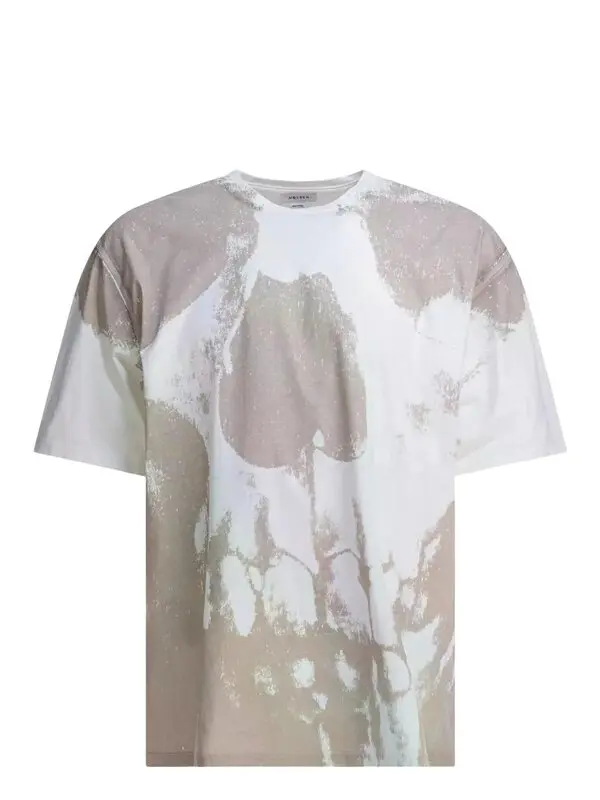 Alexander McQueen Skull-print Cotton T-shirt - Neutrals