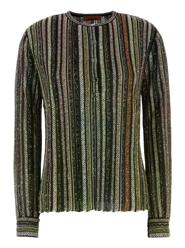 Missoni Striped Sweater - Brown