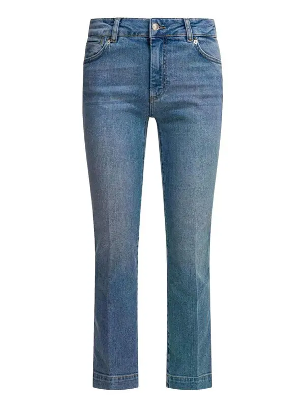 Sportmax Logo-patch Jeans - Blue