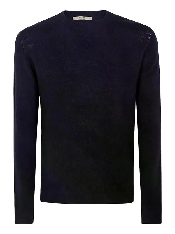 NUUR Crew-neck Sweater - Blue