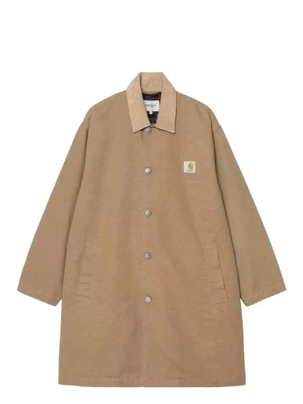 Carhartt Work In Progress Webster Corduroy-collar Cotton Jacket - Neutrals