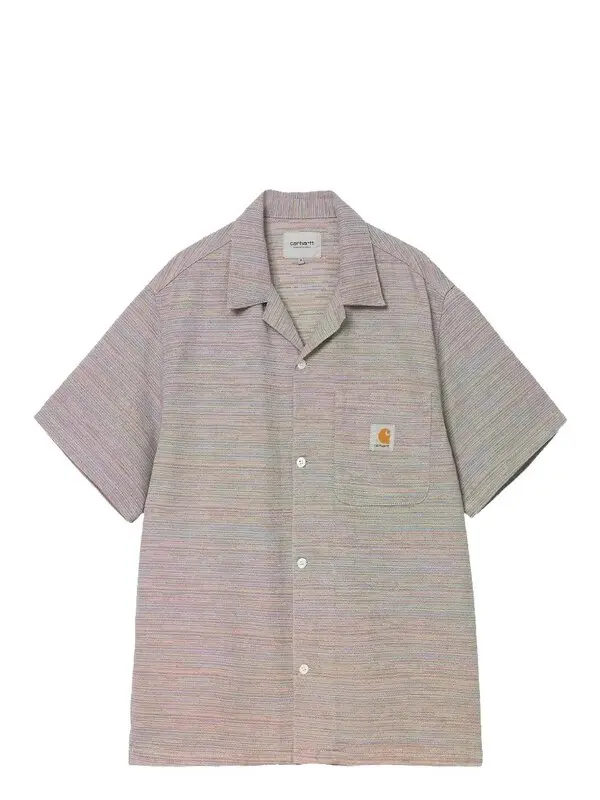 Carhartt Work In Progress Stripe Short-sleeve Shirt - Neutrals