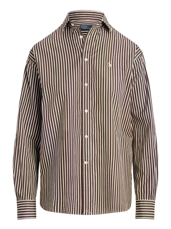 Polo Ralph Lauren Striped Button-up Shirt - Brown