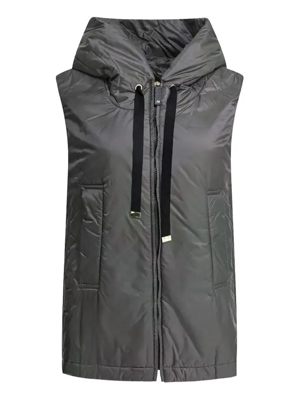Max Mara Padded Vest - Black
