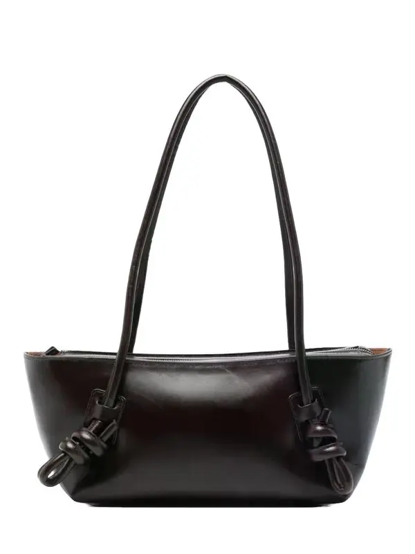 Hereu Fleca Knot-detail Shoulder Bag - Brown