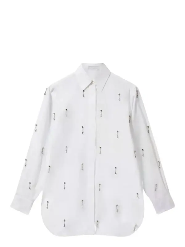 Stella McCartney Crystal-embellished Shirt - White