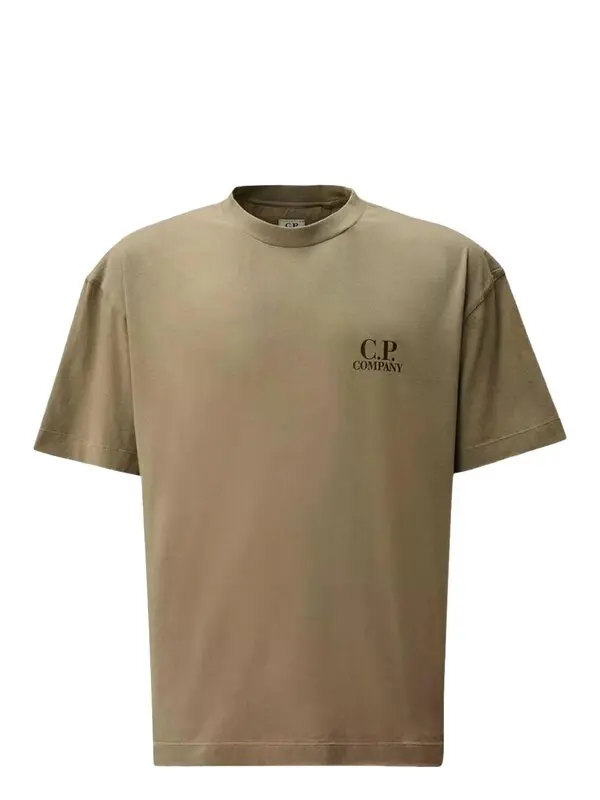 C.P. COMPANY Logo-detail T-shirt - Neutrals