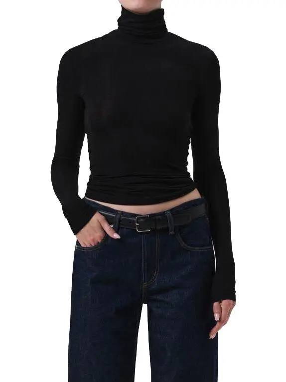 Citizens Of Humanity Caradene Scrunch Turtleneck - Black
